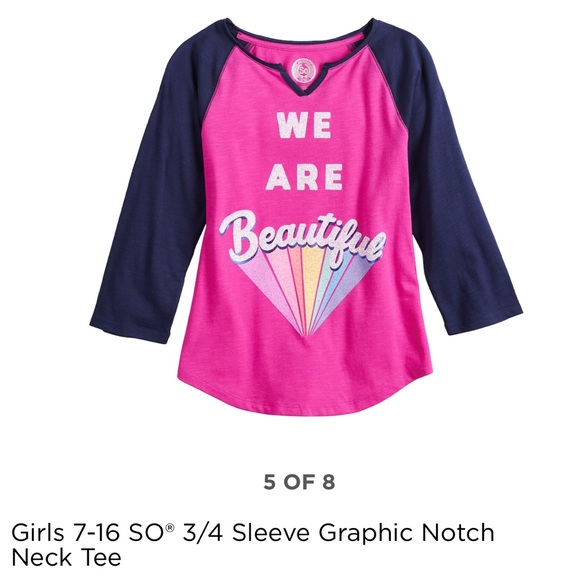 SO | Shirts & Tops | 2 For 2 Girls So Graphic Tee | Poshmark